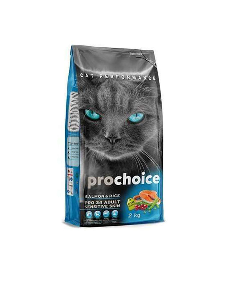 ProChoice Cat Adult Sensitive Skin Salmon & Shrimp 2kg - Pet Wild Store